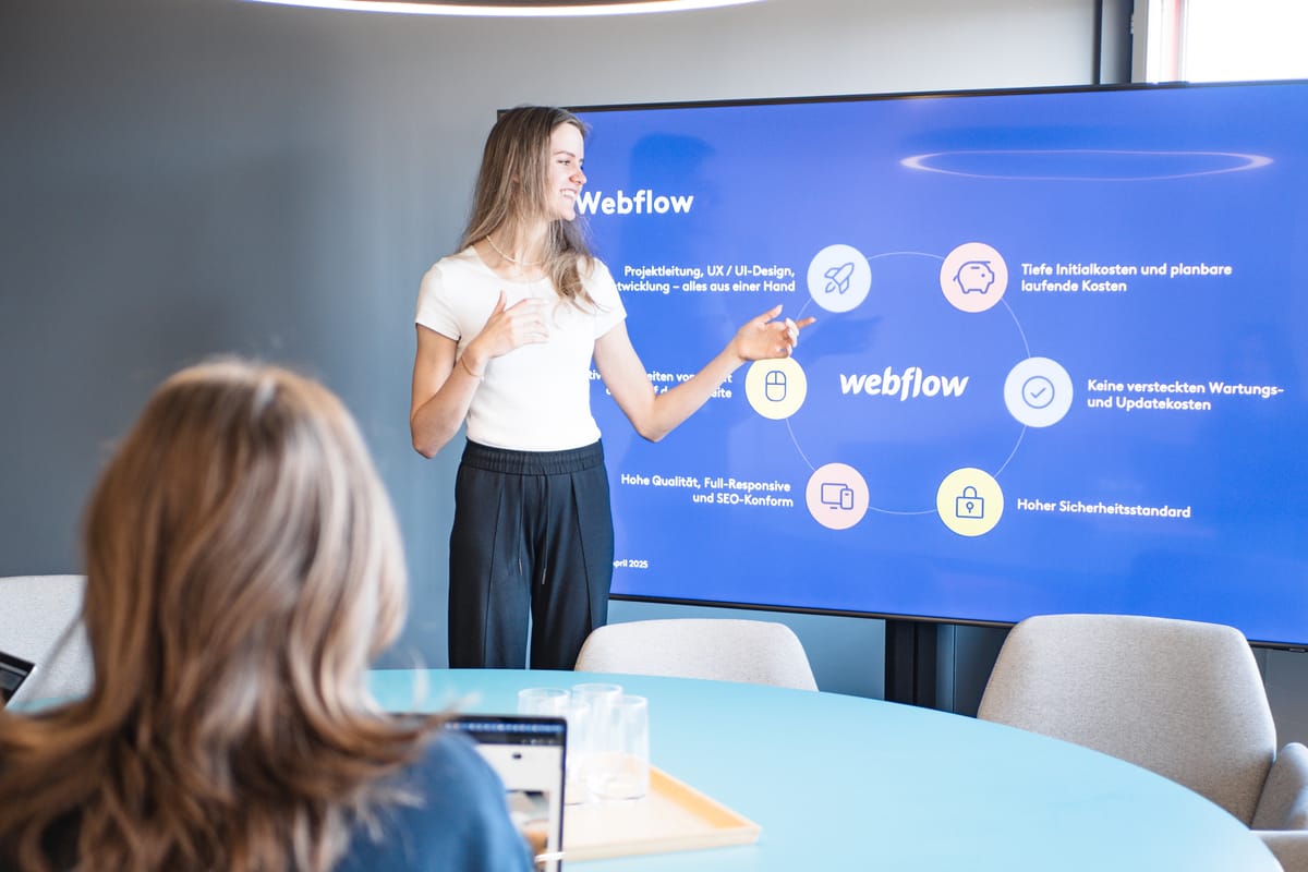 Inhalte in Echtzeit mit Webflow anpassen